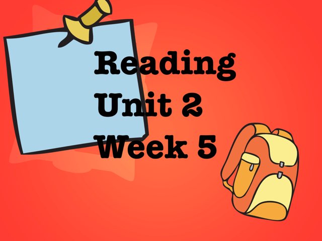 Reading Unit 2, Week 5 Free Activities online for kids in 1st grade by ...