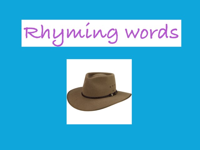 Rhyming Words | Online Activities | Language Studies (Native) | Free ...