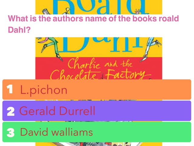 Roald Dahl Quiz Free Activities online for kids in 2nd grade by Beatriz ...