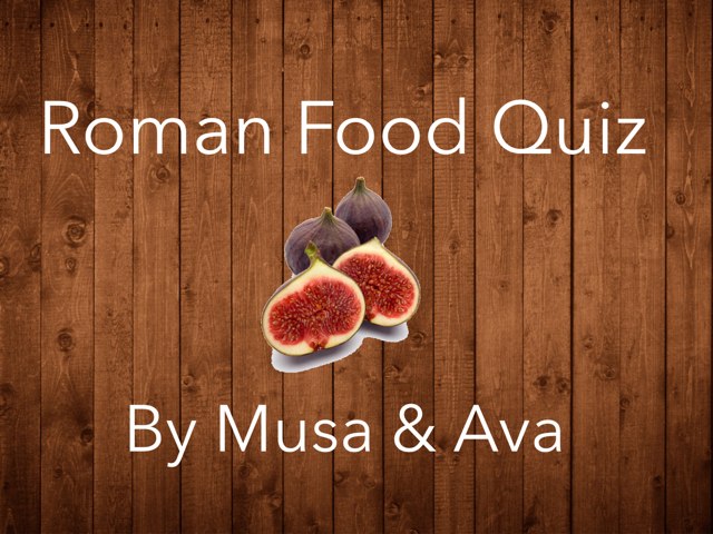 Roman Food Quiz Free Activities online for kids in 2nd grade by Fiona Crean