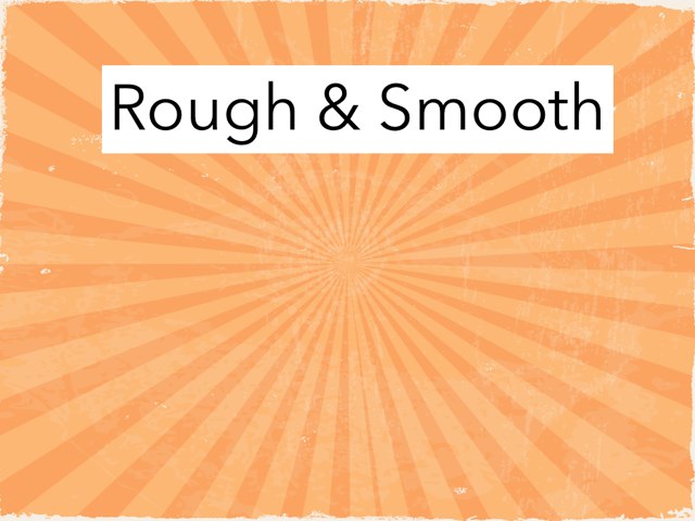 Rough Vs Smooth Free Games online for kids in Nursery by Vanessa Bowne