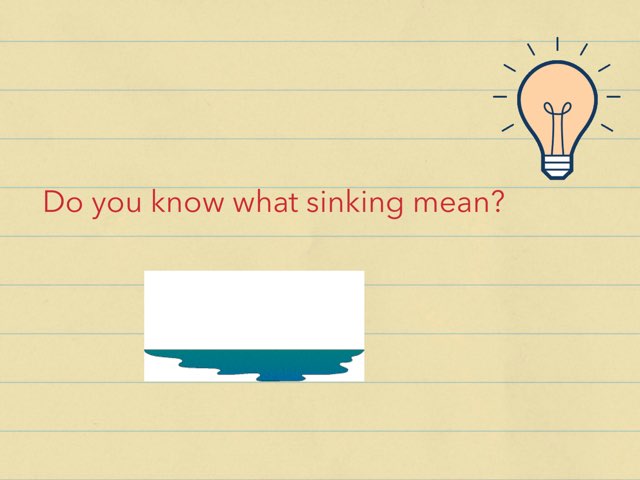 Sinking And Floating Free Activities online for kids in 2nd grade by ...