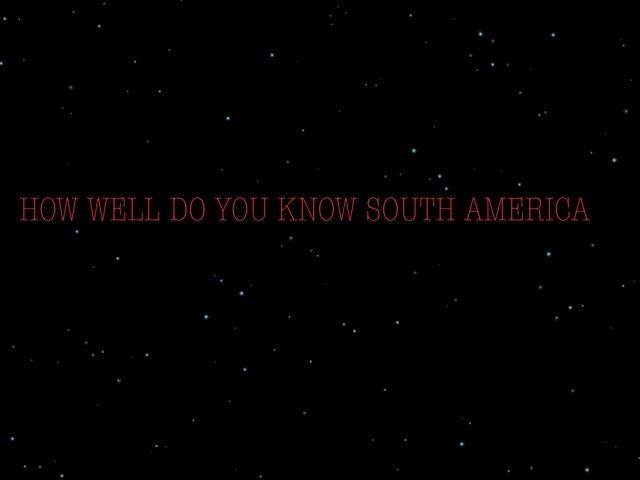 South America Free Activities online for kids in 3rd grade by Jemims Stubbs