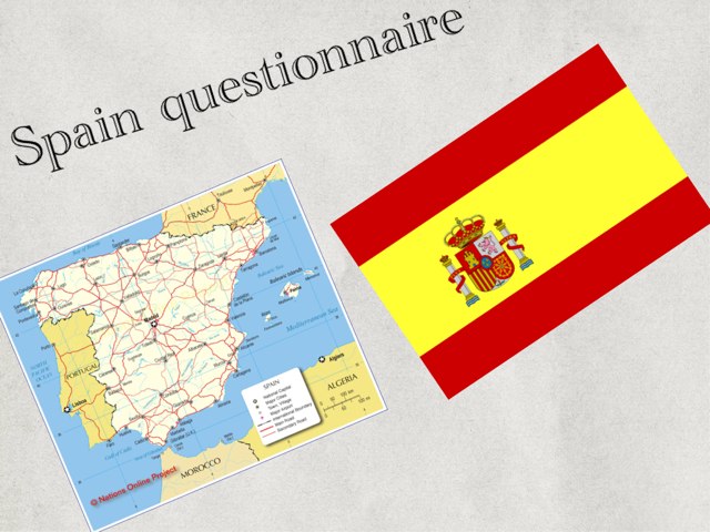Spain Questionnaire Free Activities online for kids in 1st grade by ...