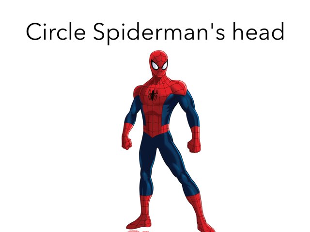 Spider-Man Body Parts Free Activities online for kids in Kindergarten ...