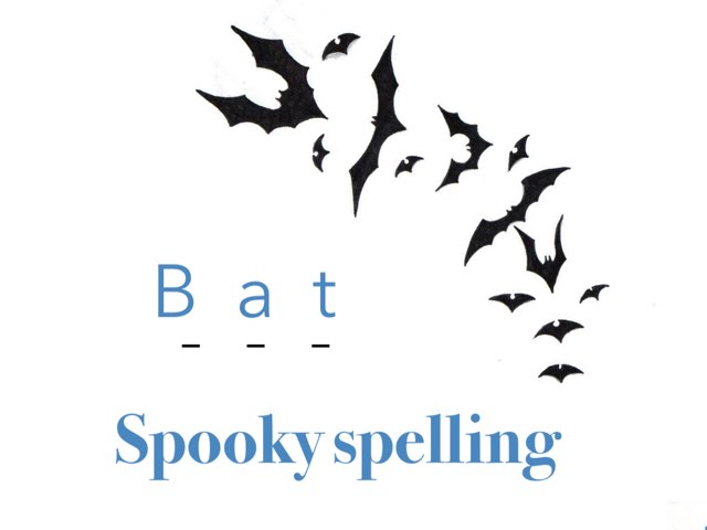 Spooky Spelling Free Games online for kids in Pre-K by Ann Cherner