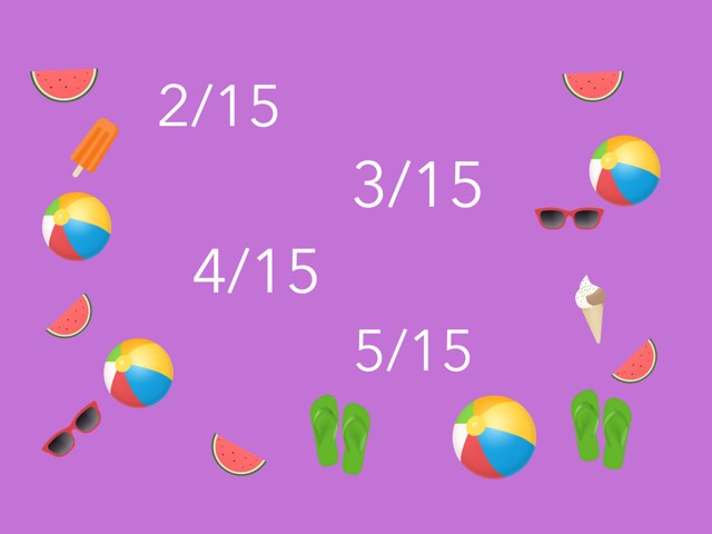 Summer Fractions Free Activities online for kids in 1st grade by ...