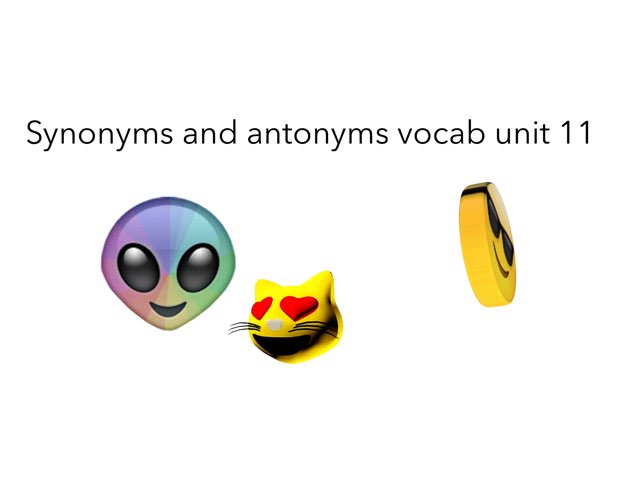 Synonyms/Antonyms Free Activities online for kids in 4th grade by Angel ...