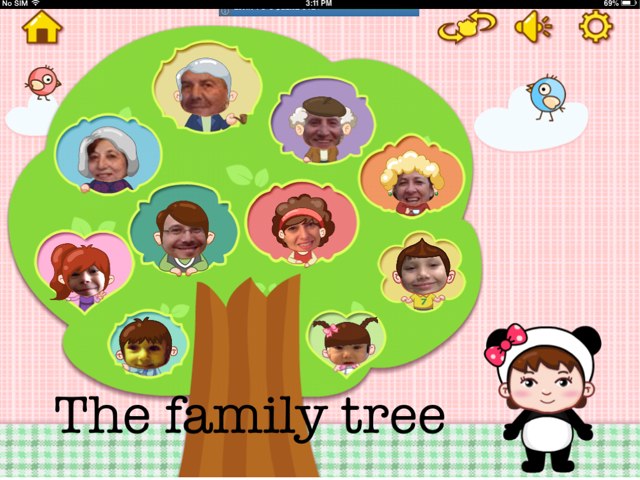 The Family Tree Free Games online for kids in Nursery by Lour Elfar