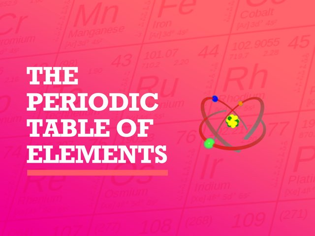 The Periodic Table Of Elements Free Activities online for kids in 5th ...