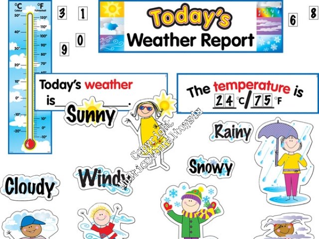 The Weather Free Games online for kids in Nursery by Sergei Krjatalov