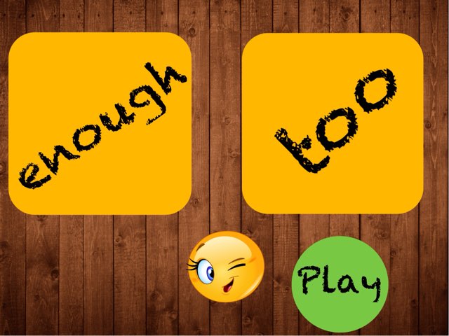 Too& Enough Free Games online for kids in Nursery by Safaa Mohamed