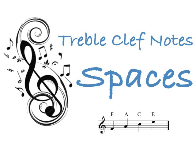 Treble Clef Notes - Spaces Free Activities online for kids in ...