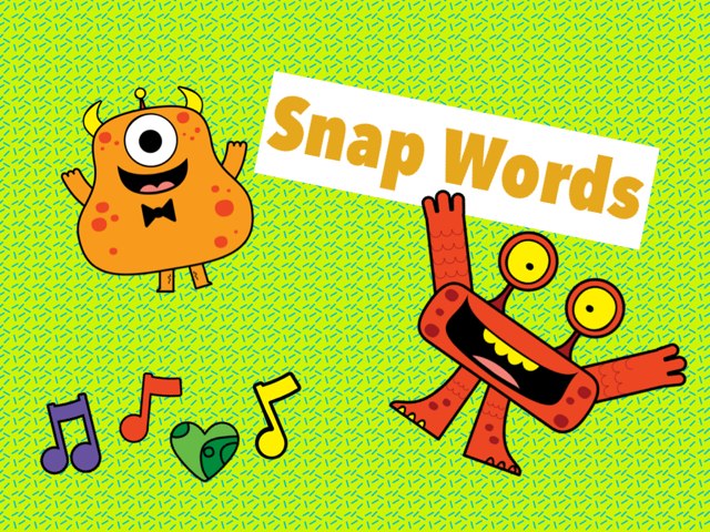 Tricky Snap Words Free Activities online for kids in 1st grade by ...