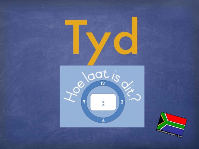 Tyd en horlosies Free Games online for kids in Nursery by Juffer Juffrou