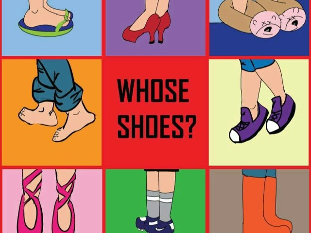 Whose shoes? Free Games online for kids in Pre-K by Talia Katz