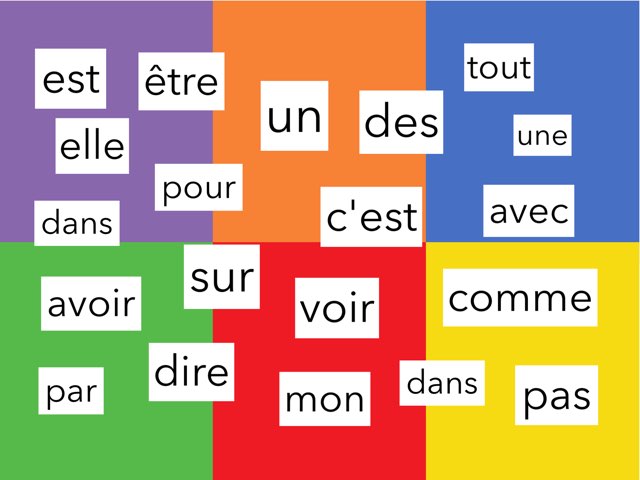 Je Lis Mes Mots Étiquettes Free Activities online for kids in ...