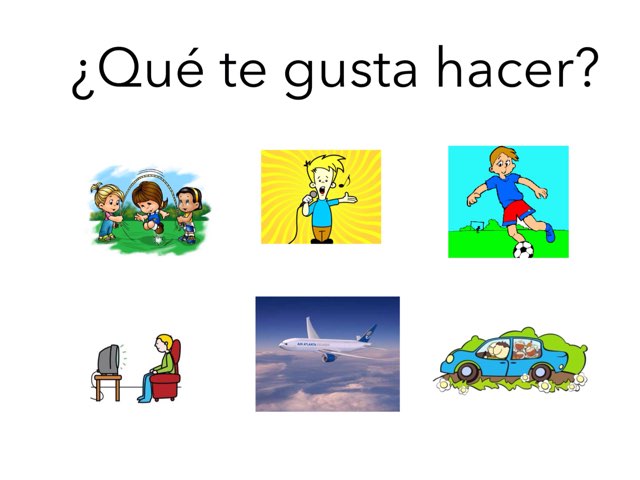 ¿Qué Te Gusta Hacer? Free Activities online for kids in Kindergarten by ...
