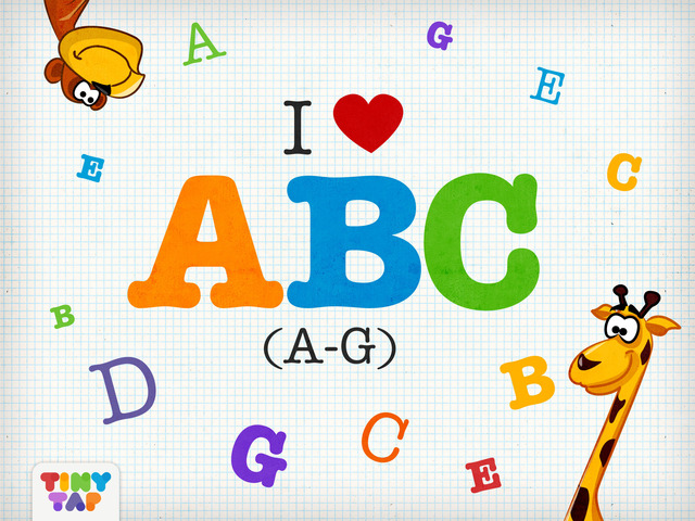 The ABC Letters A-Z online course for ages 4-5 by Tiny Tap