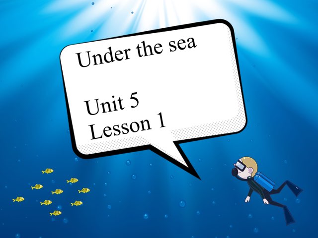 Under The Sea Free Activities online for kids in 5th grade by Saya Bonashi