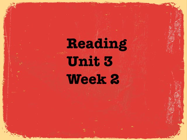 Unit 3 Week 2 Free Activities online for kids in 1st grade by Katie Ritter