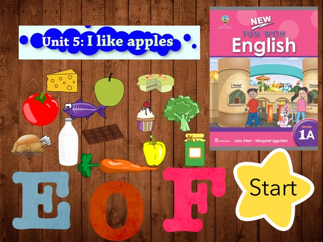 Unit (5) I Like Apples Grade One | Online Activities | Language Studies ...