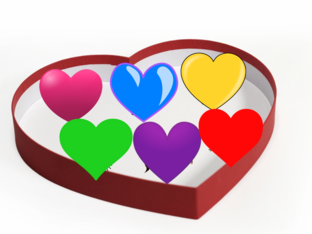 Valentine Hearts Free Activities online for kids in 1st grade by Anna ...