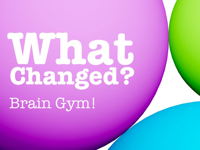 What Changed? Free Activities online for kids in 1st grade by Yogev Shelly