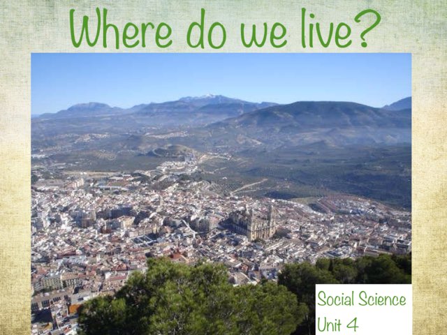Where do we live? Free Activities online for kids in 2nd grade by Irene ...