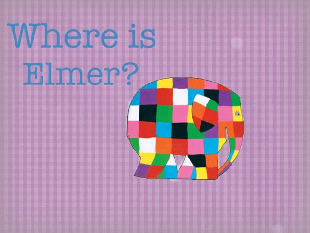 Where is Elmer? | Math Games | TinyTap