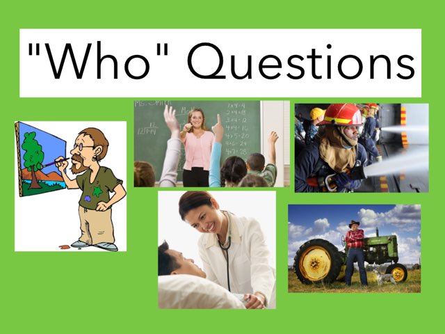 Who Questions Free Games online for kids in Nursery by Janis Hayes-Strom