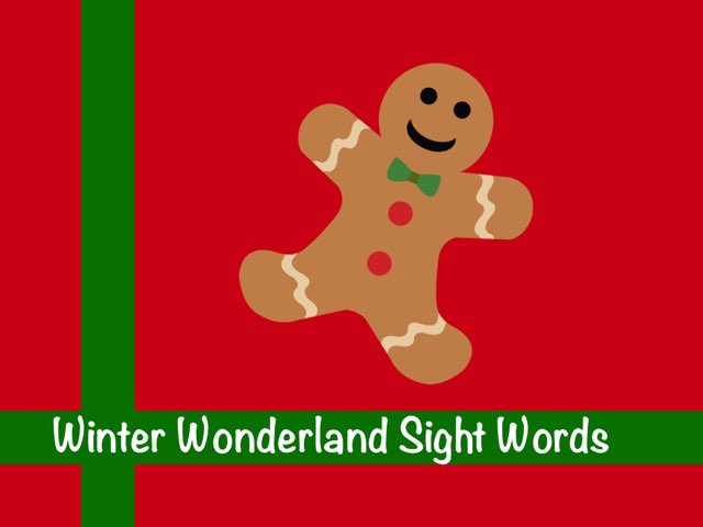 Winter Wonderland Sight Words Free Games online for kids in Nursery by ...