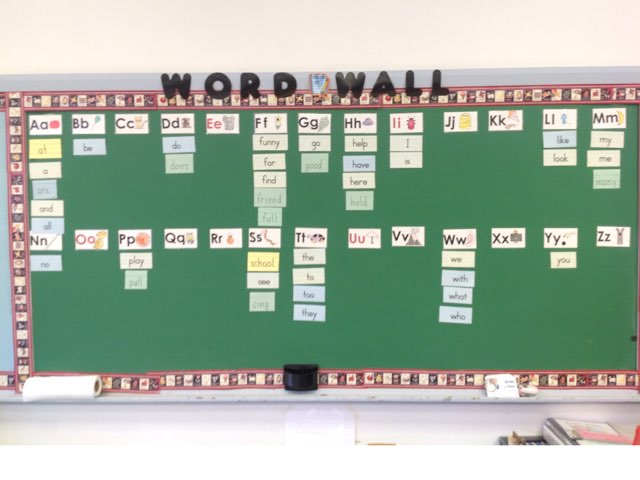 Word Wall Free Activities online for kids in Kindergarten by Mae valenzuela