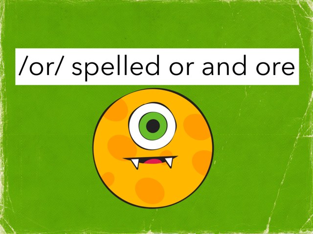 /or/ Phonics Free Activities online for kids in Kindergarten by Allison ...